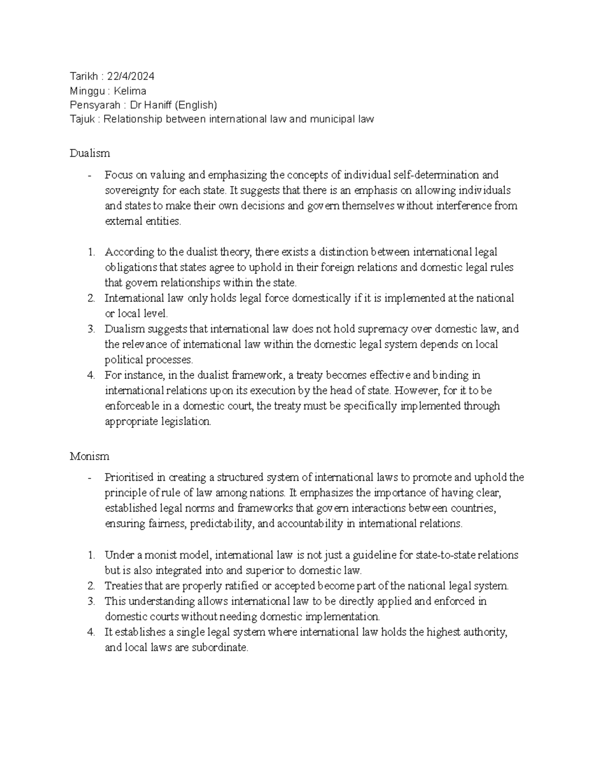 PIL WEEK 5 in English - nota - Tarikh : 22/4/ Minggu : Kelima Pensyarah ...