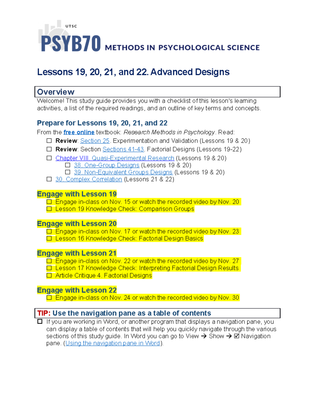 Lesson 19 20 21 22 Study Guide - Lessons 19, 20, 21, and 22. Advanced ...