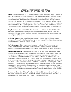 Snyder v. Phelps - Case Summary - Snyder V. Phelps (2011) SUPREME COURT ...