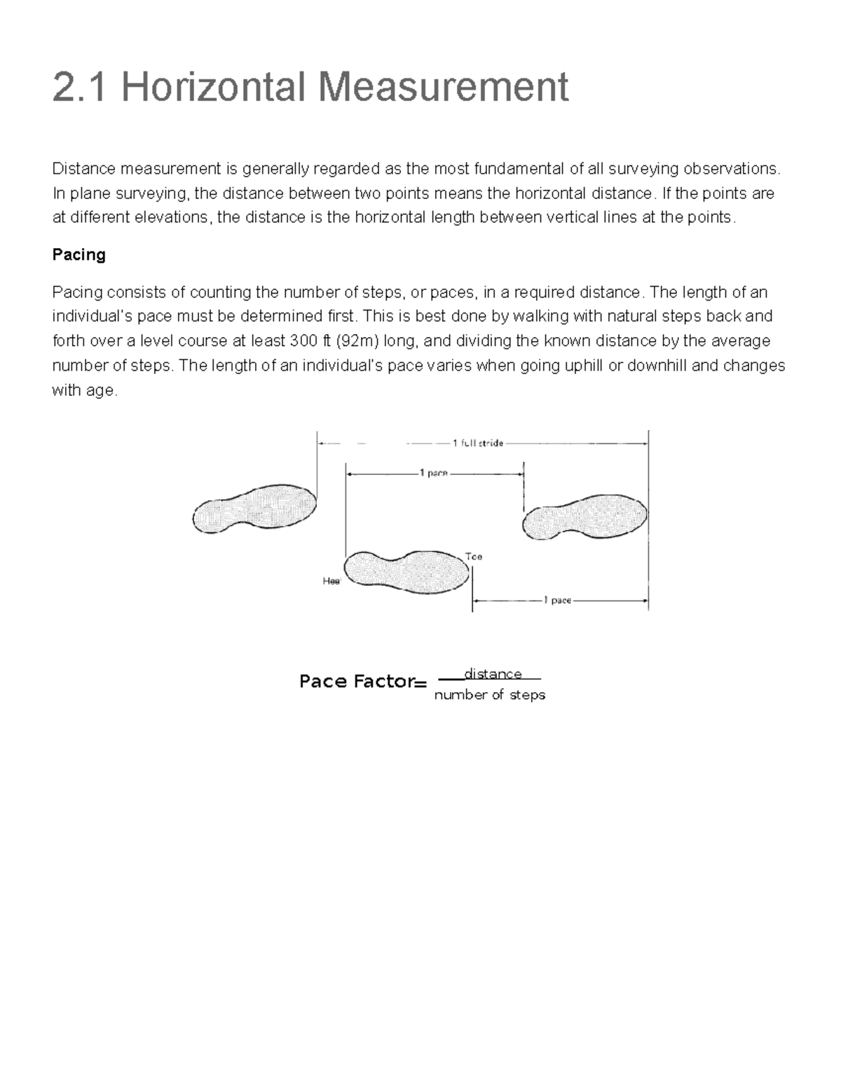 2.1 Horizontal Measurement CE 103- Surveying 1-converted - 2 Horizontal ...