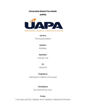 Tarea 4 - SPSS - Presentación Universidad Abierta para Adultos -UAPA ...