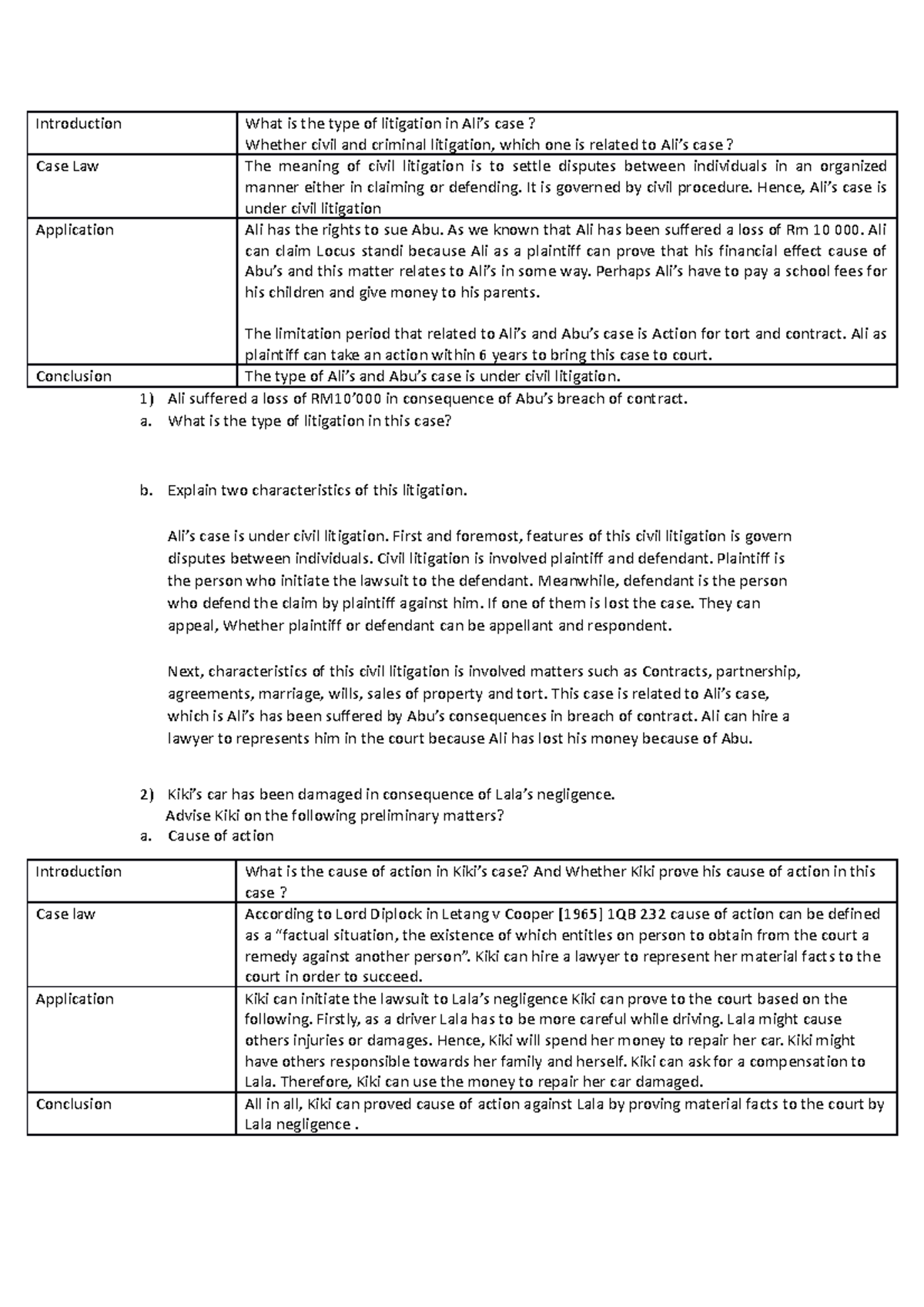 LAW 033 tuto exercice - PISSILANG - Introduction What is the type of ...