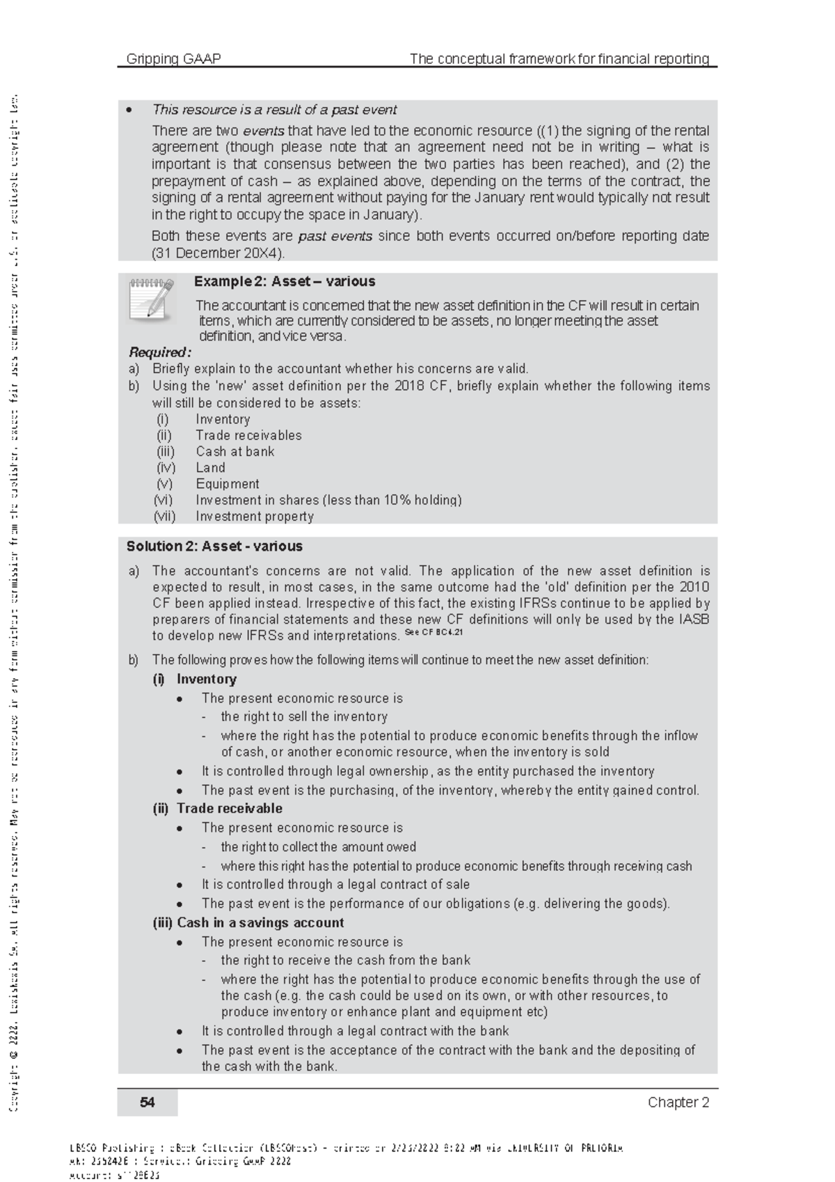 Ebscohost notes to read - Gripping GAAP The conceptual framework for ...