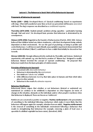 Week 2 – Relationship Based Social Work - Week 2 – Relationship Based ...