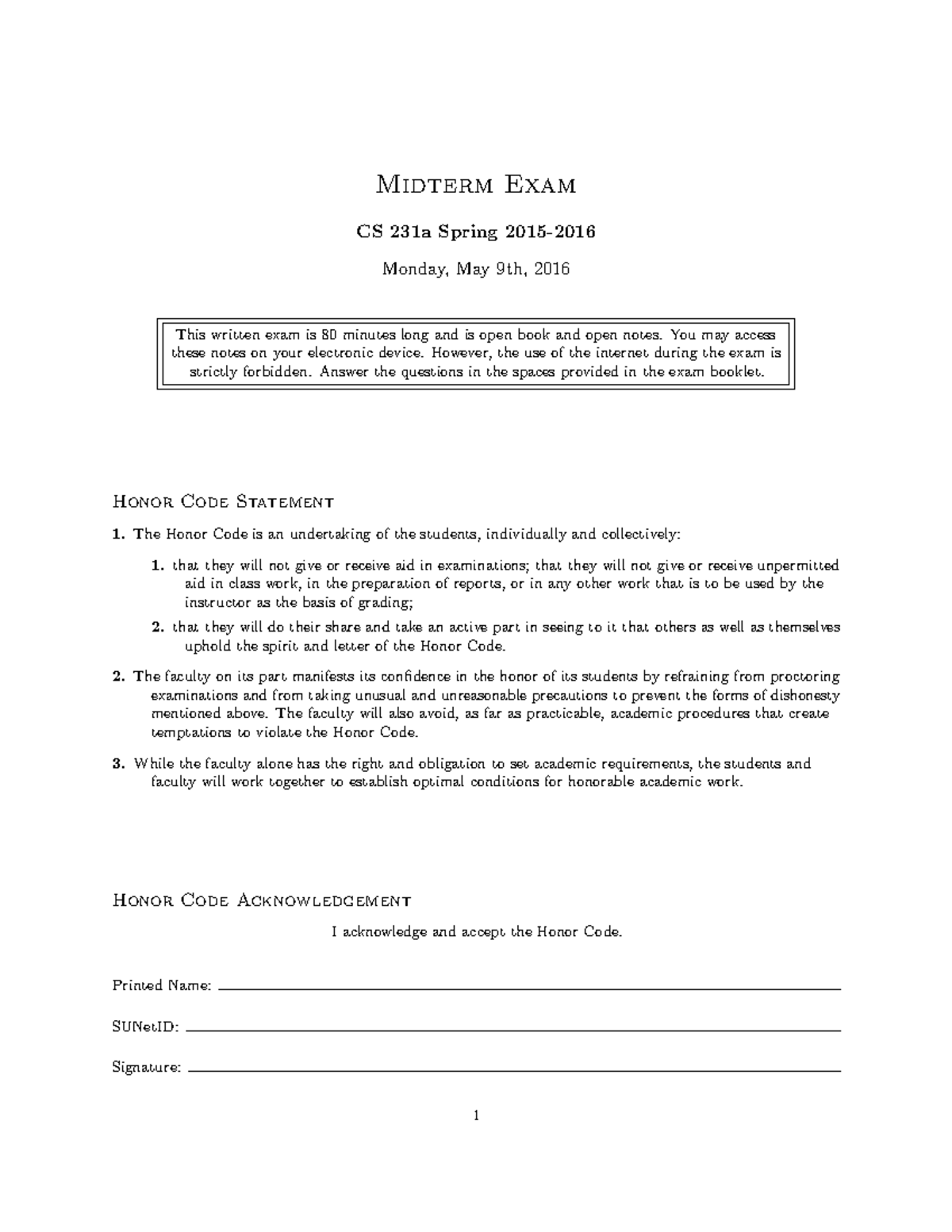 CS231ASample Midterm 1516Solution - Midterm Exam CS 231a Spring 2015 ...