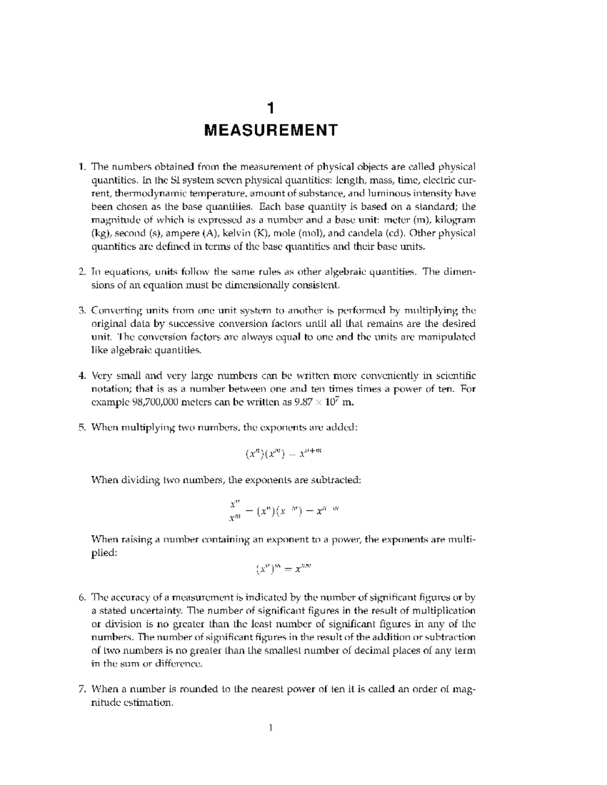 Measurement 2 - Vectors - PHYS 2211 - Studocu