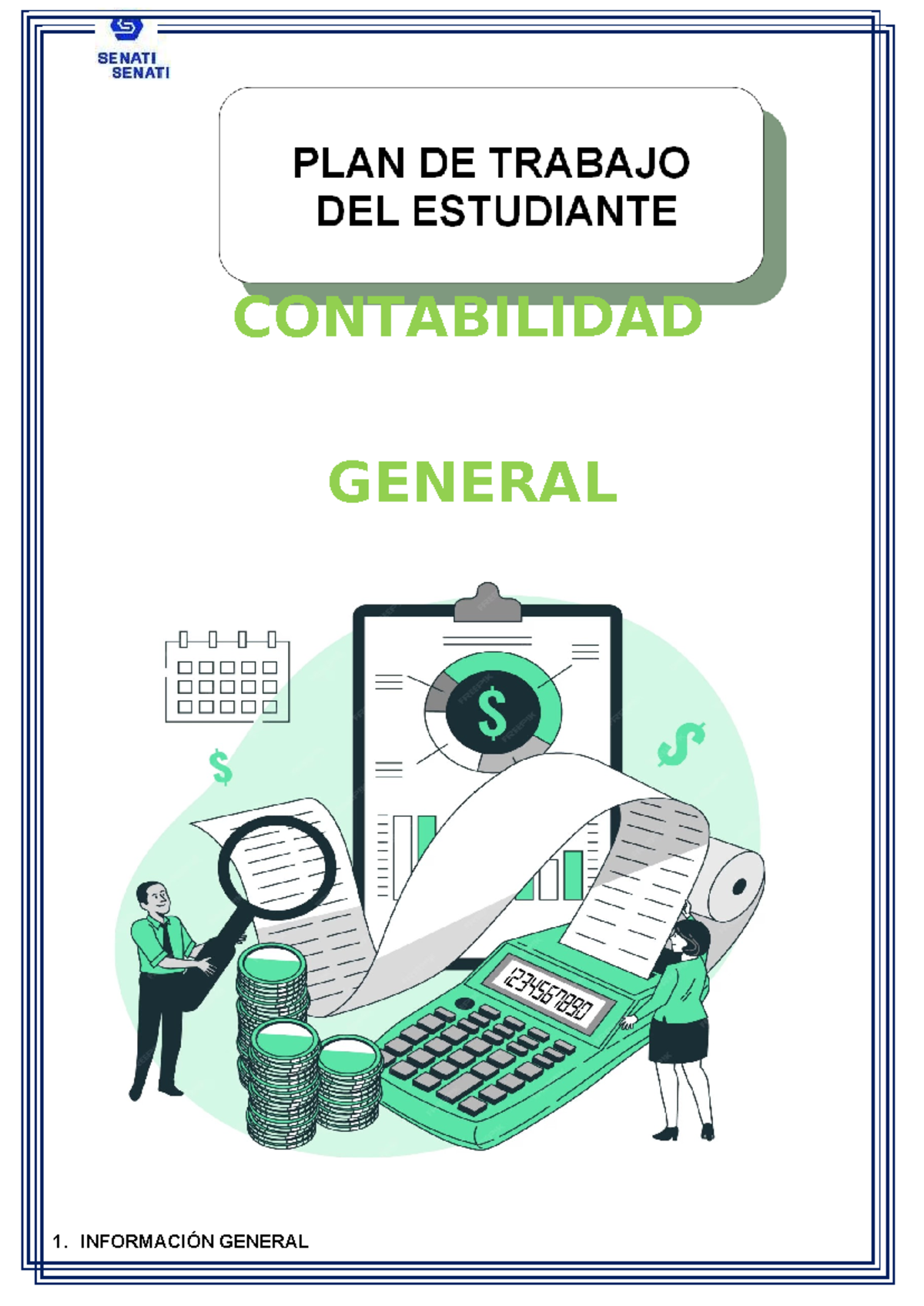 TR1 Contabilidad General - 1. INFORMACIÓN GENERAL CONTABILIDAD GENERAL ...