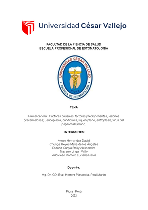 Detección de lesiones elementales de la mucosa oral - com Obed Lemus ...