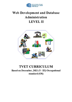 EOS Web development and Database Administration Level 1 5 - Federal ...