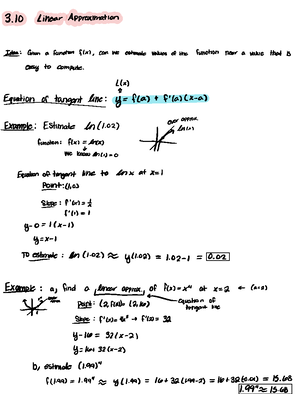 Calculus-Intermediate Value Theorem - MATH-M 211 - Studocu