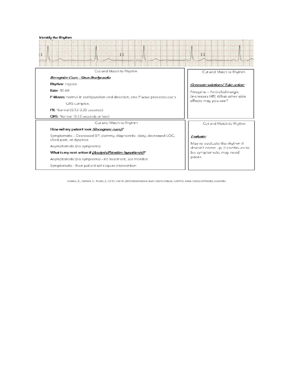 EKG+strips+with+explanations - NSG3800 - Studocu
