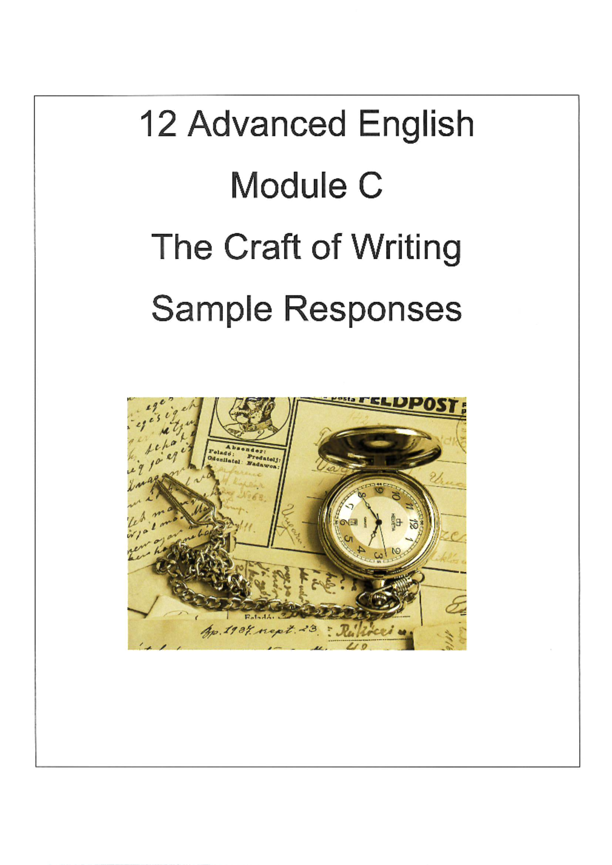 MOD C English Samples - Studocu