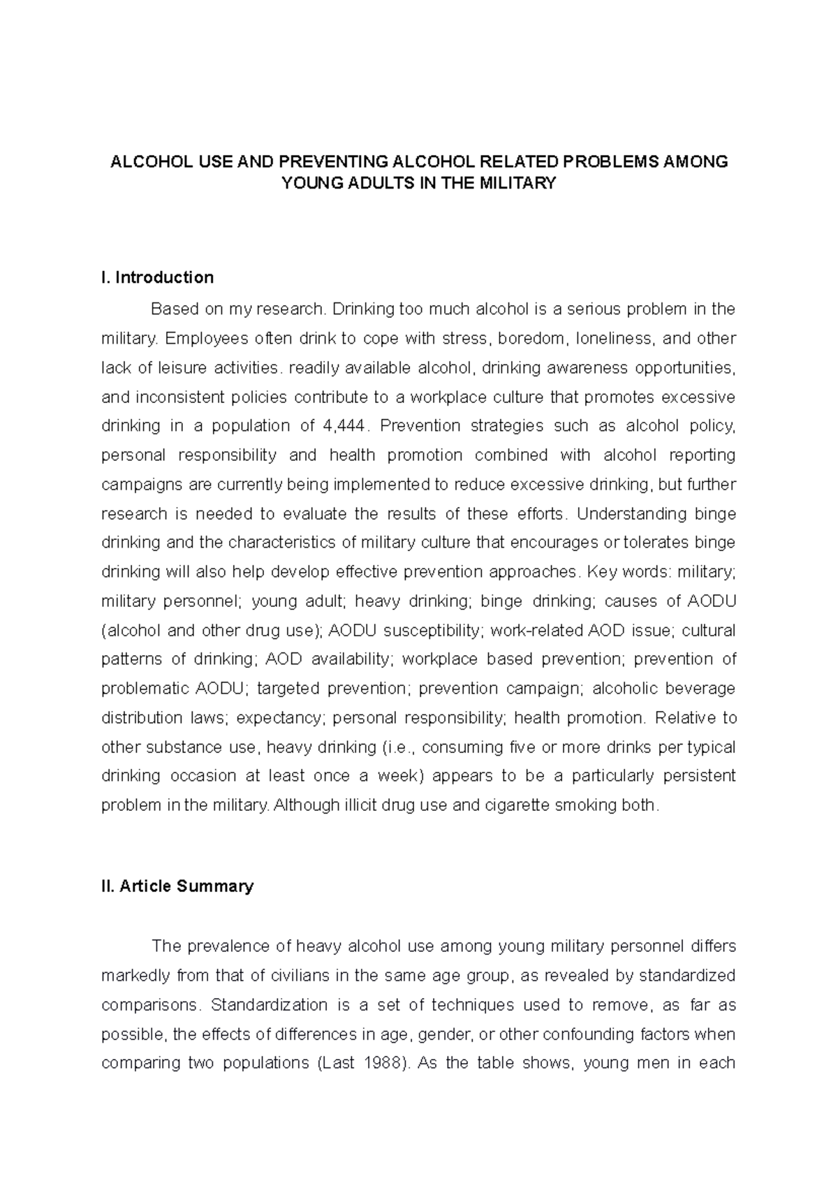 Alcohol USE AND Preventing Alcohol Related Problems Among Young Adults alcohol-use-and-preventing-alcohol-related-problems-among-young-adults