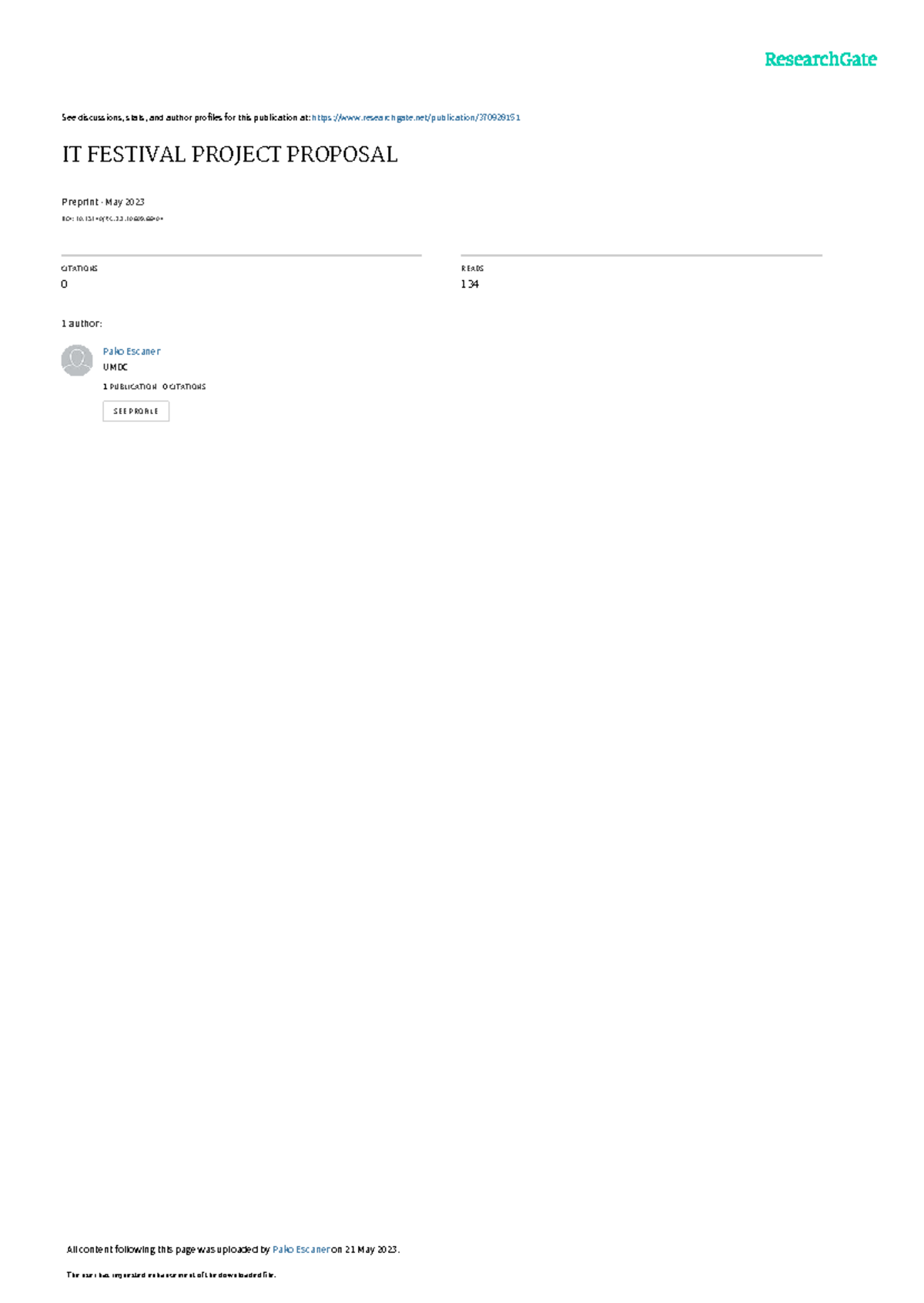 Finalproject Proposal - See discussions, stats, and author profiles for ...