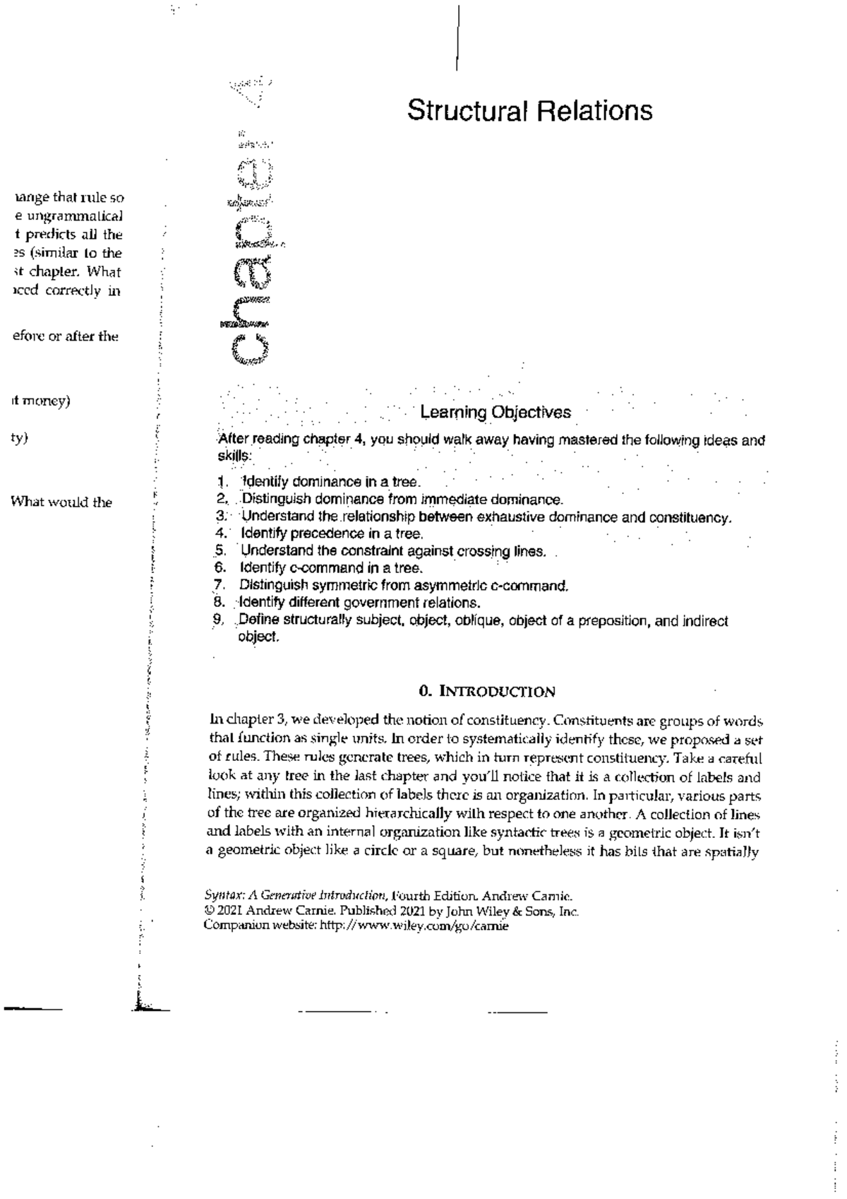 Structural Relations- Chapter 4 - Structural Relations hange that rule ...