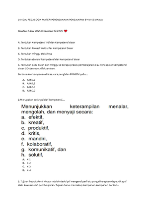 [Solved] Apa saja komponen karakteristik peserta didik yang harus kita ...