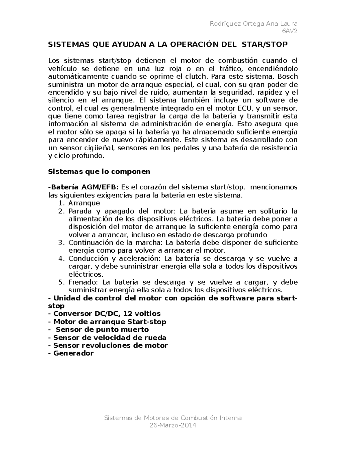 215169621 Sistema Star Stop - Rodríguez Ortega Ana Laura 6AV SISTEMAS ...