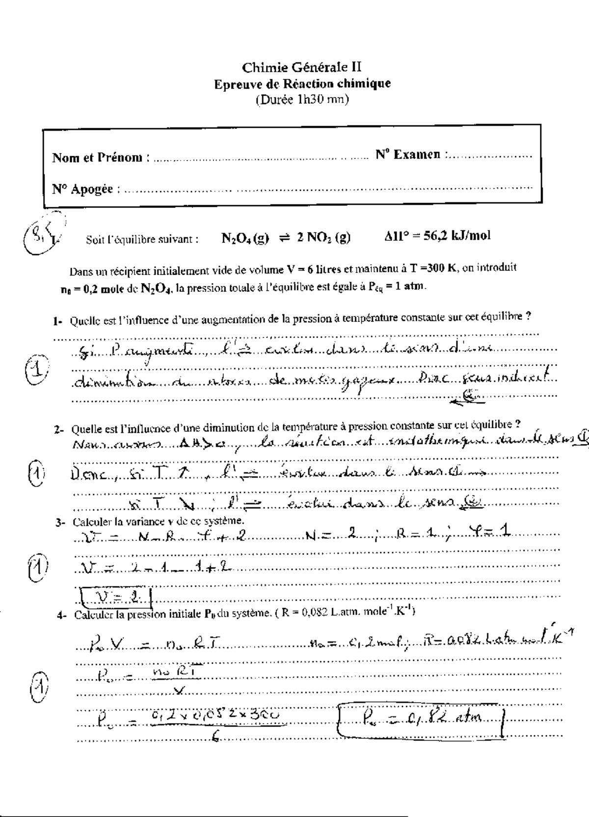 Chimie des solutions examens corriges 1 - S2 -Chimie Des Solutions - source: eboik - Studocu