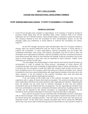 Sample Case Study Analysis - *Adapted by the UAGC Writing Center from ...