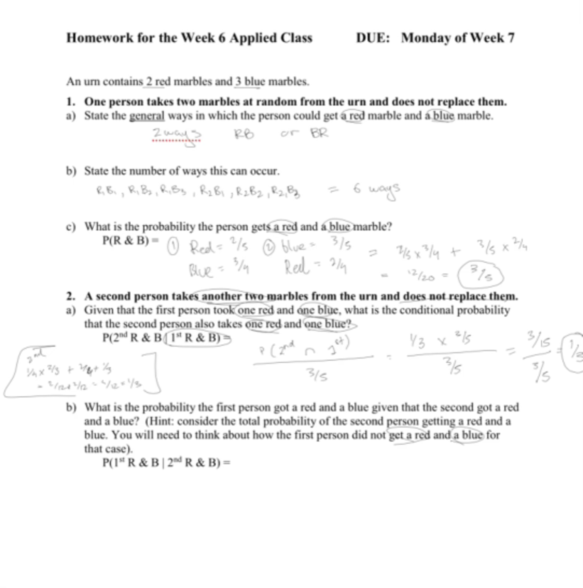 WEEk6 - homework run through - Homework for the Week 6 Applied Class ...