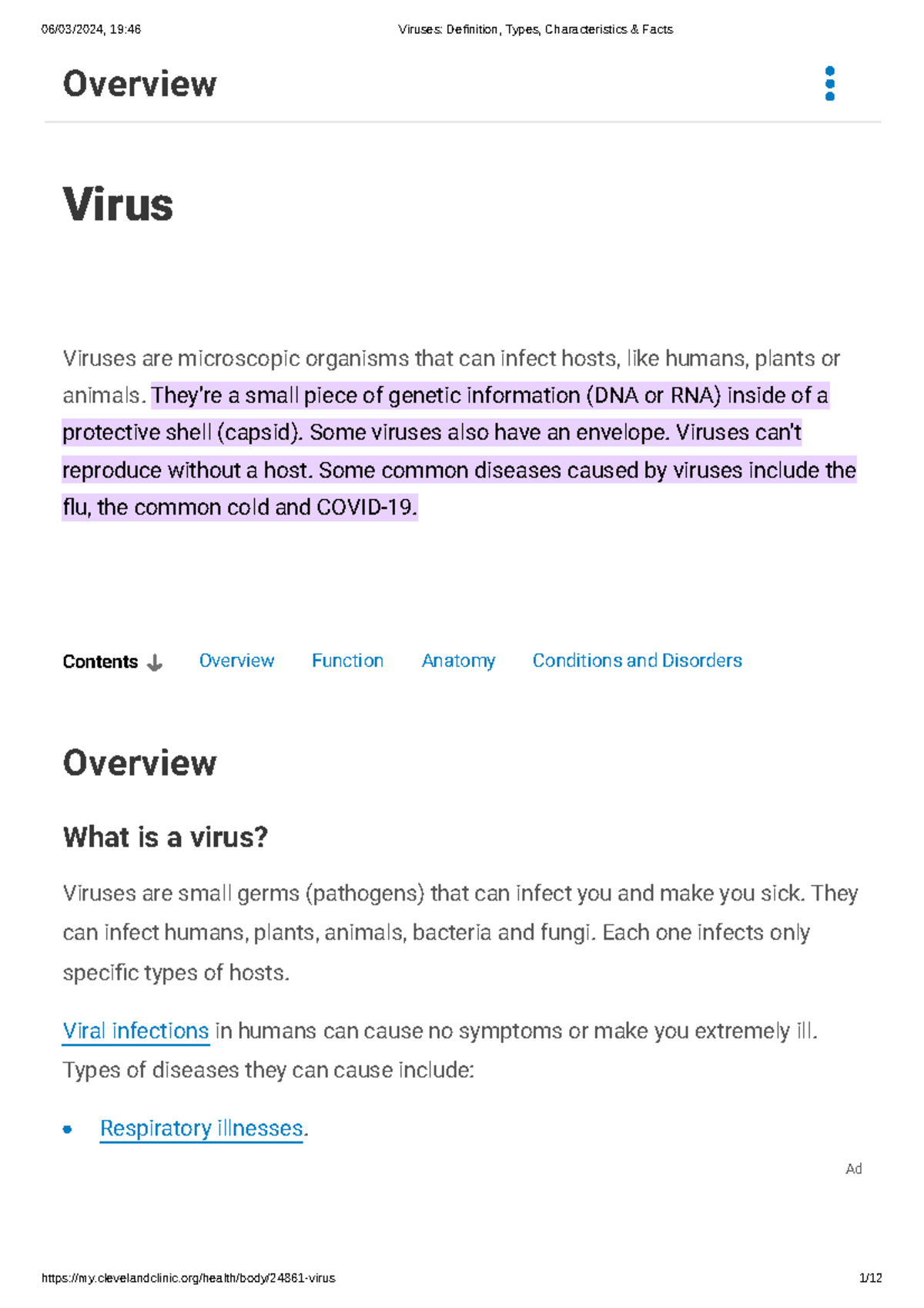 Viruses Definition, Types, Characteristics & Facts - Virus Viruses are ...