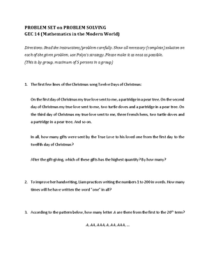 Midterm Exam on MMW - Midterm Examination Mathematics in the Modern ...