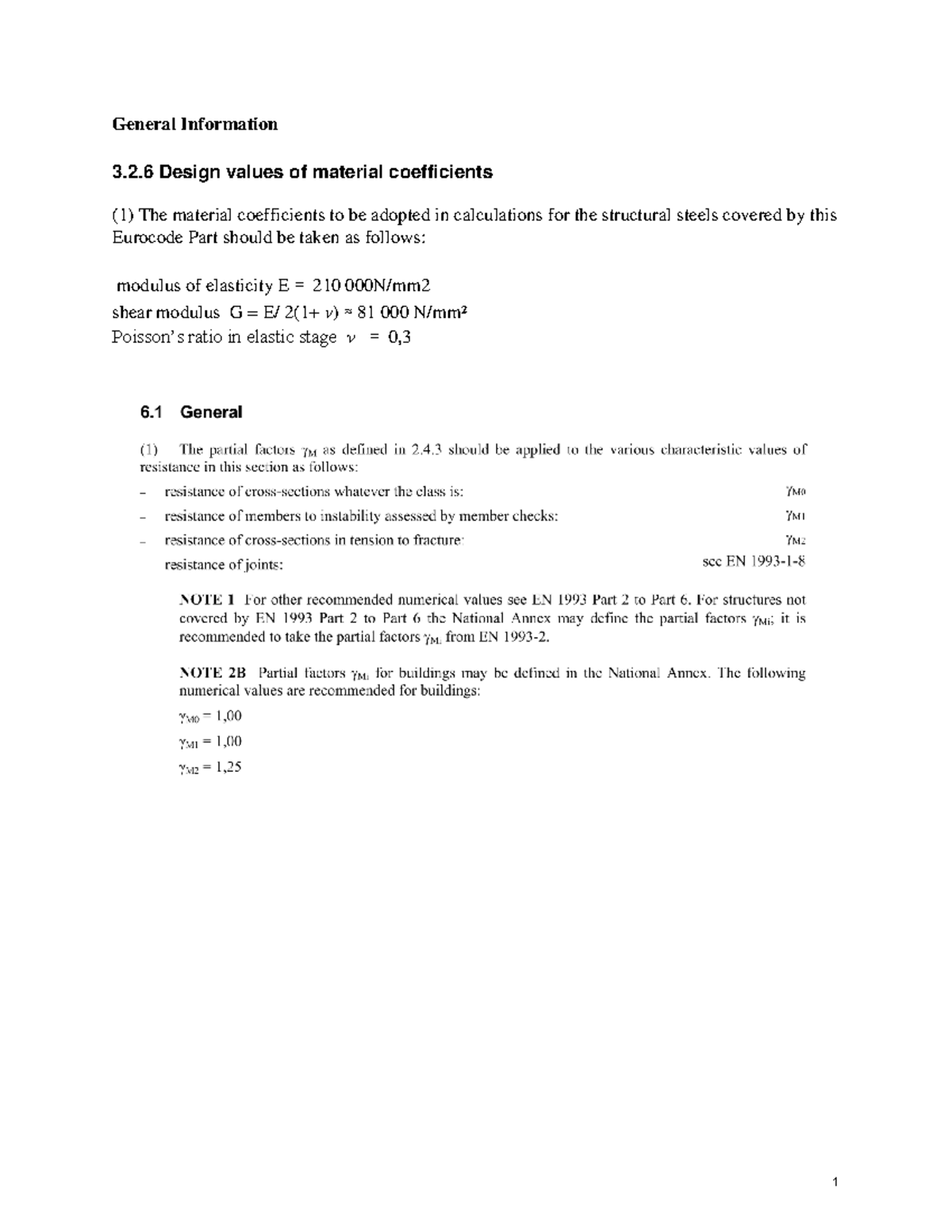 Design Appendix FOR Structural Steel Design - General Information 3.2 ...