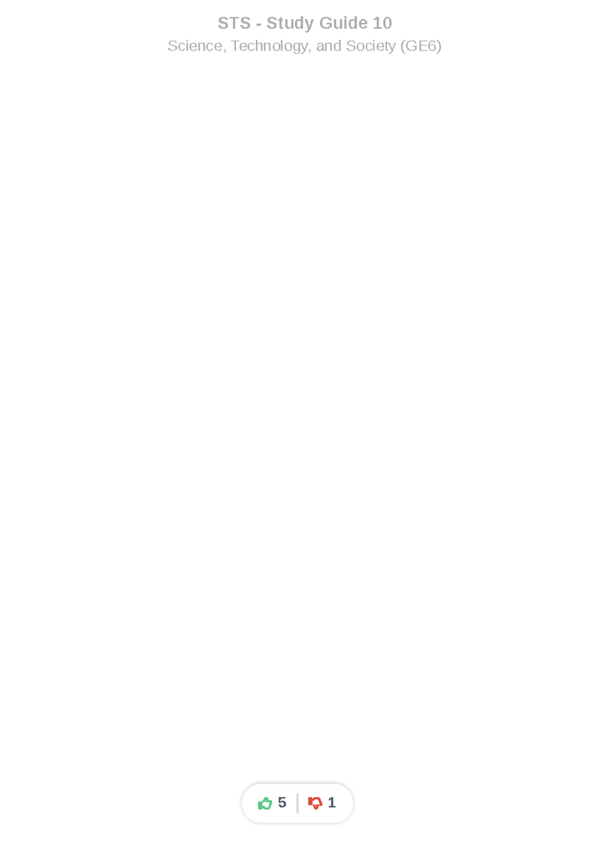 Dlstudocu - STS - Study Guide 10 Science, Technology, and Society (GE6) THE INFORMATION AGE ...