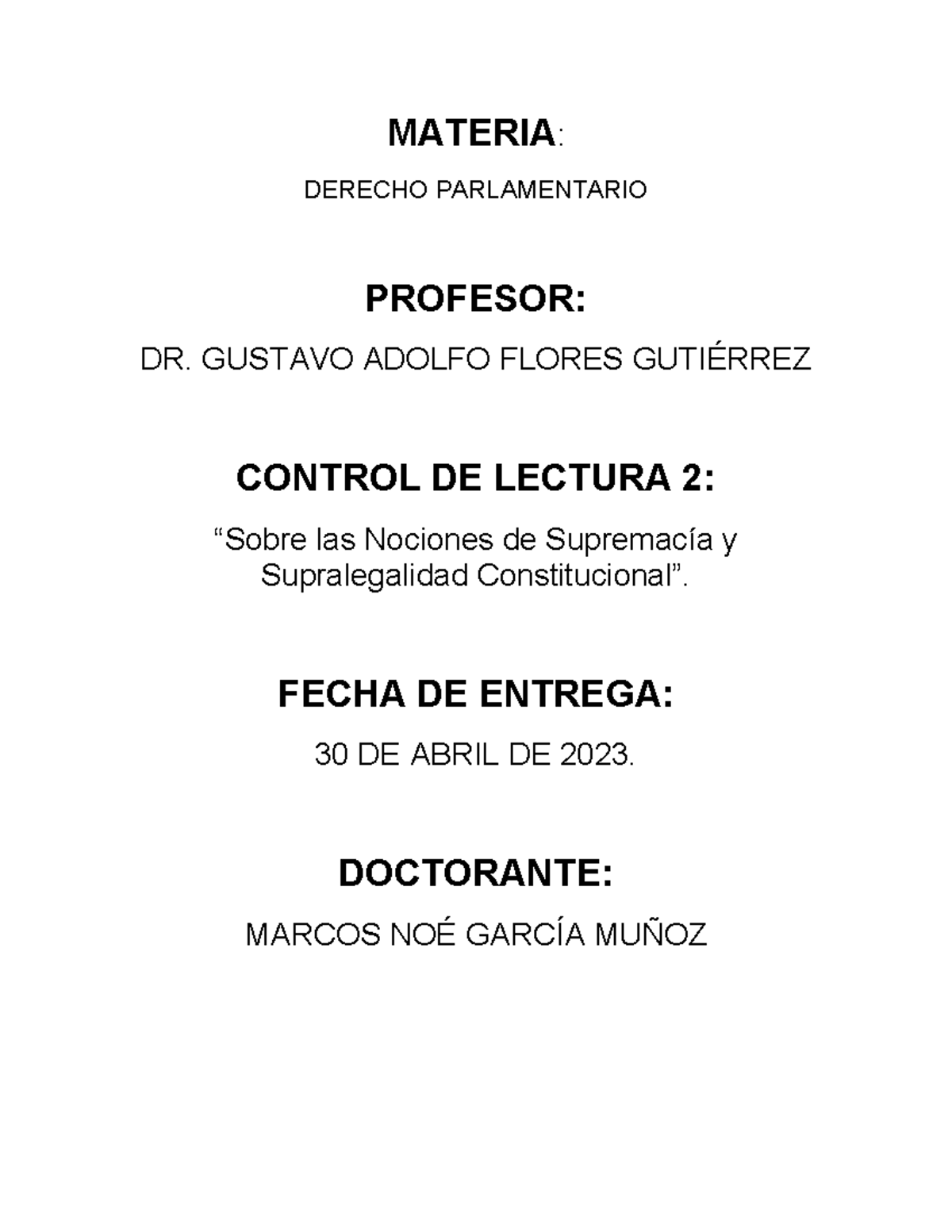Control de lectura 2 Sobre las nociones de supremacia 11042023 ...