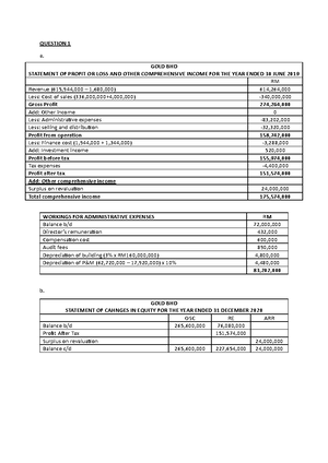 PRACTICE MATERIAL FINANCIAL ACCOUNTING & REPORTING - FAR 570: TUTORIAL ...