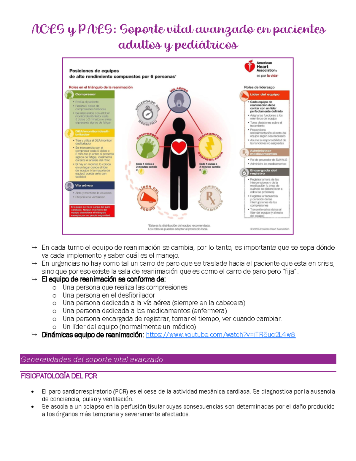ACLS y PALS - En urgencias no hay como tal un carro de paro que se ...