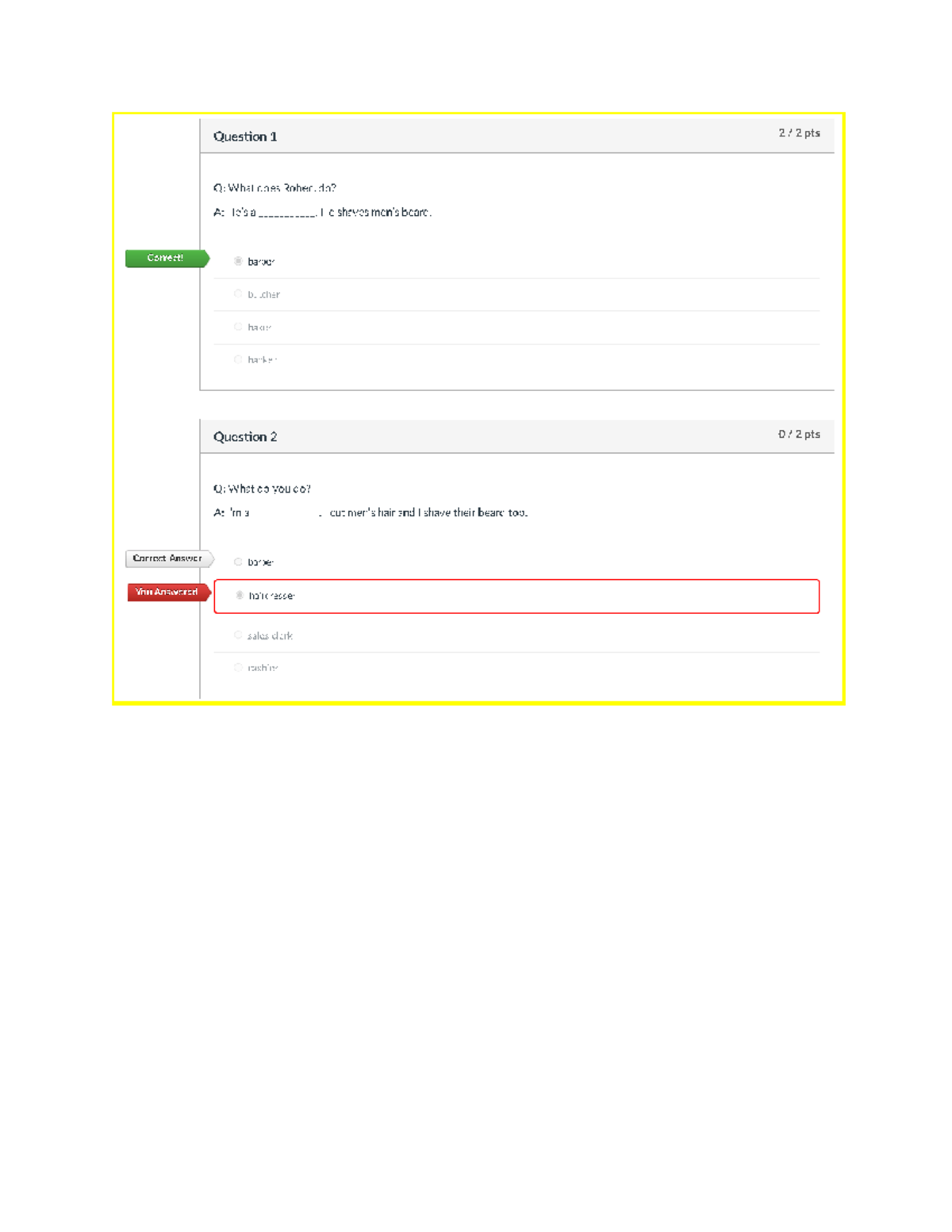 Ingles 11 S11 - (AC-S11) Week 11 - Pre-Task: Quiz - What do you do? - Ingles II - Studocu