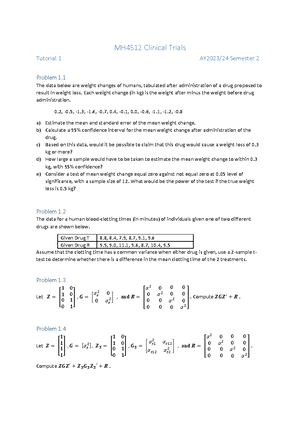 [Solved] EG2810 1st order homogeneous non homogeneous and 2nd order ...