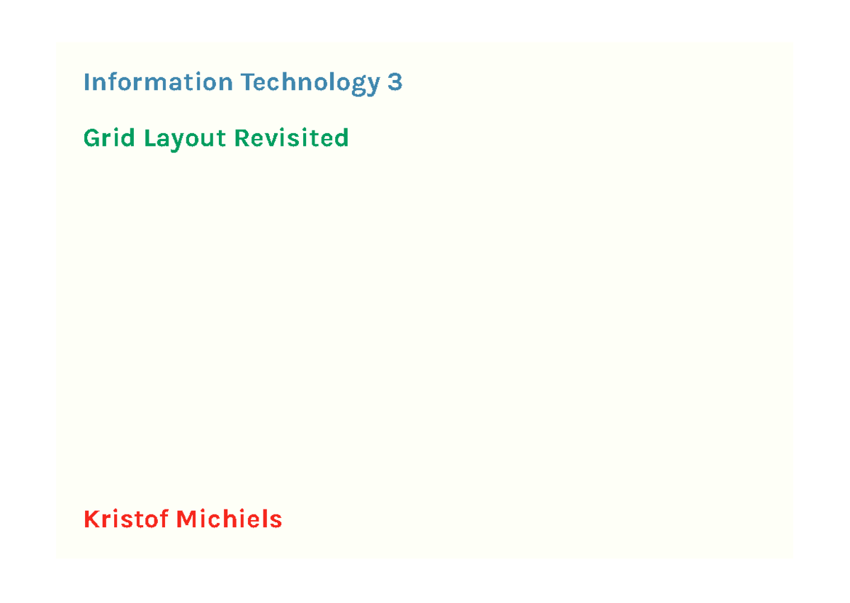 It3 grid layout revisited - Information Technology 3 Grid Layout ...