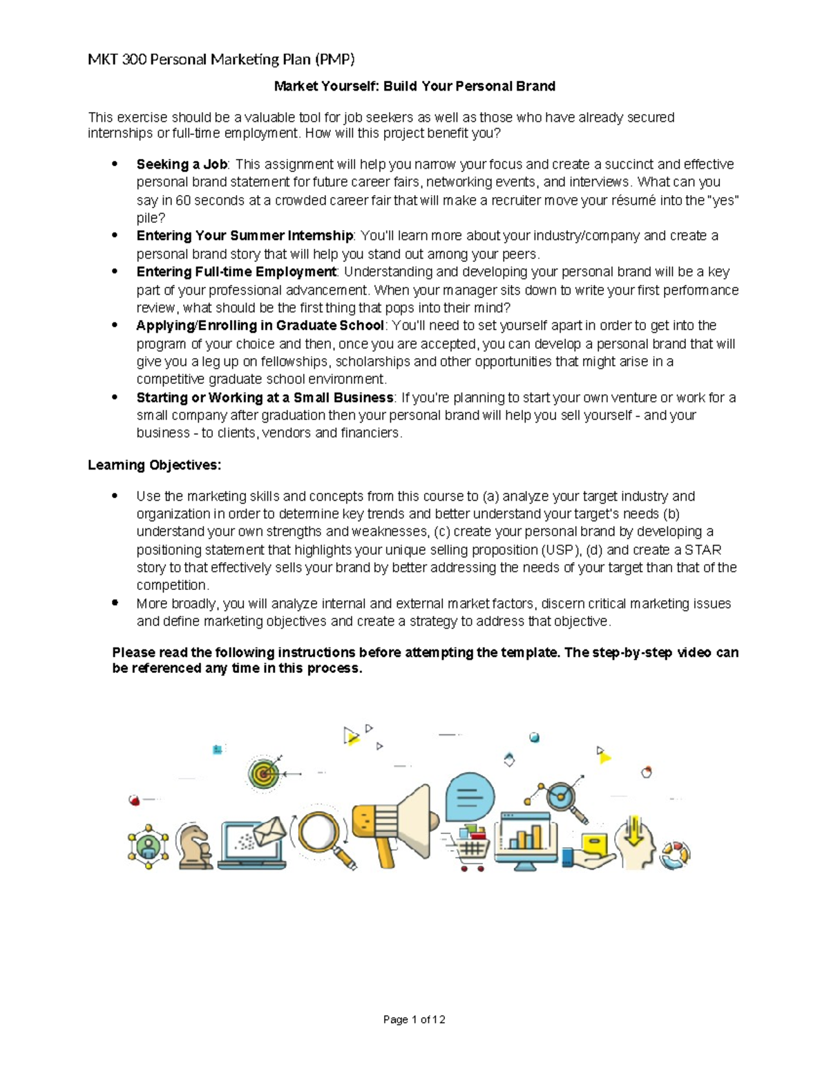 PMP Template.docx - Recovered - Compatibility Mode - Market Yourself ...