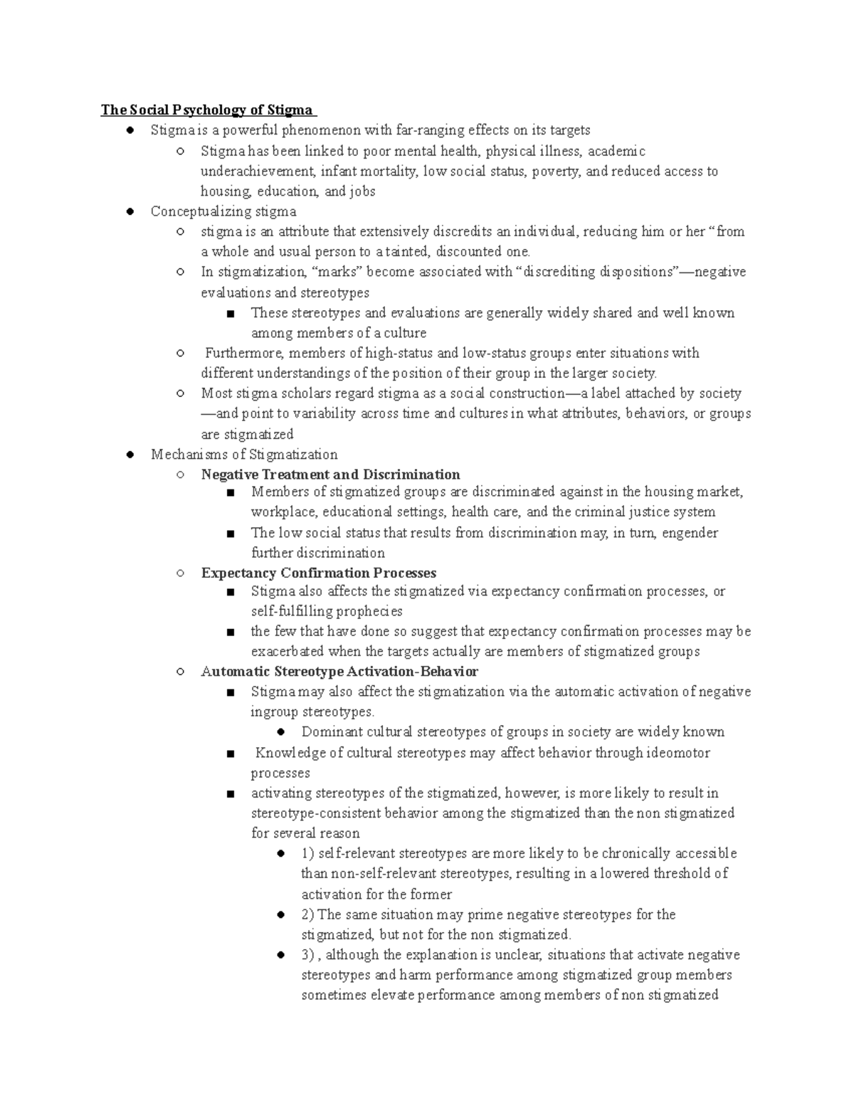 The Social Psychology of Stigma - In stigmatization, “marks” become ...