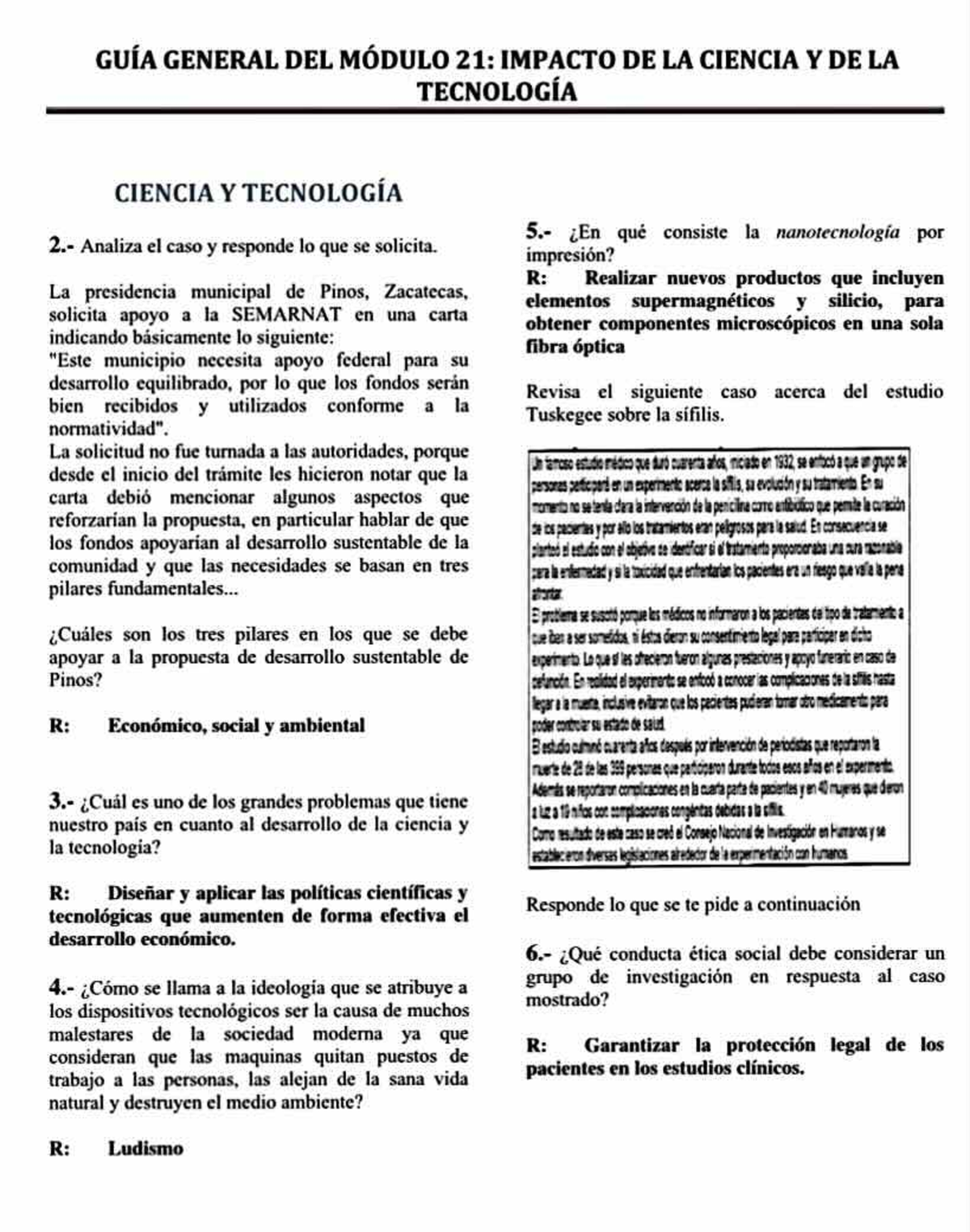 21 - Módulo 21 - GUÍA GENERAL DEL MÓDULO 21: IMPACTO DE LA CIENCIA Y DE ...