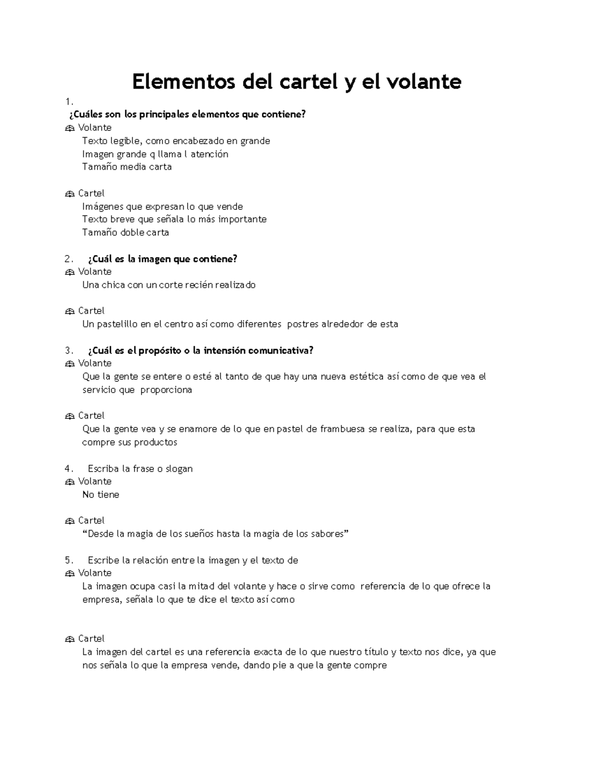 Elementos del cartel y el volante - ¿Cuáles son los principales ...