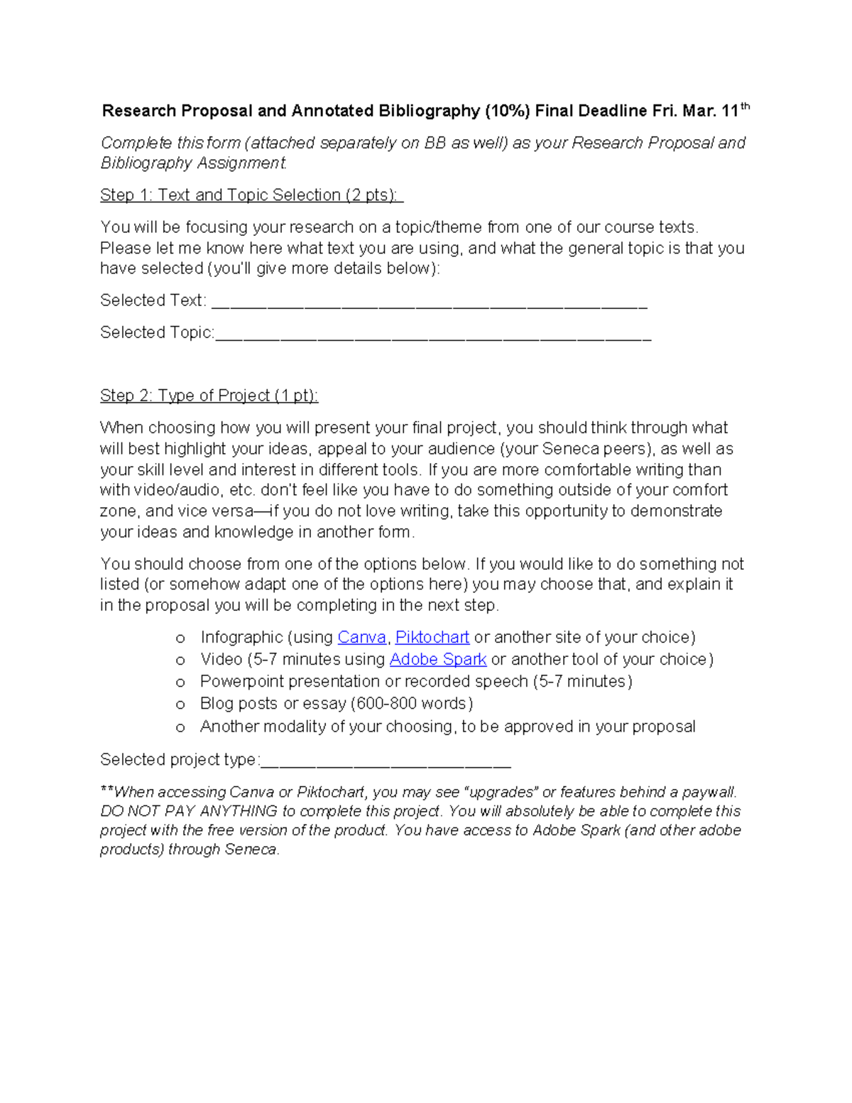 Research Proposal and Annotated Bibliography wksht (1) - Tagged - ENG ...