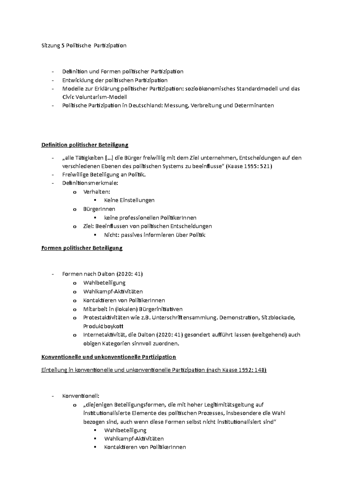 Sitzung 5 Politische Partizipation - Sitzung 5 Politische Partizipation ...