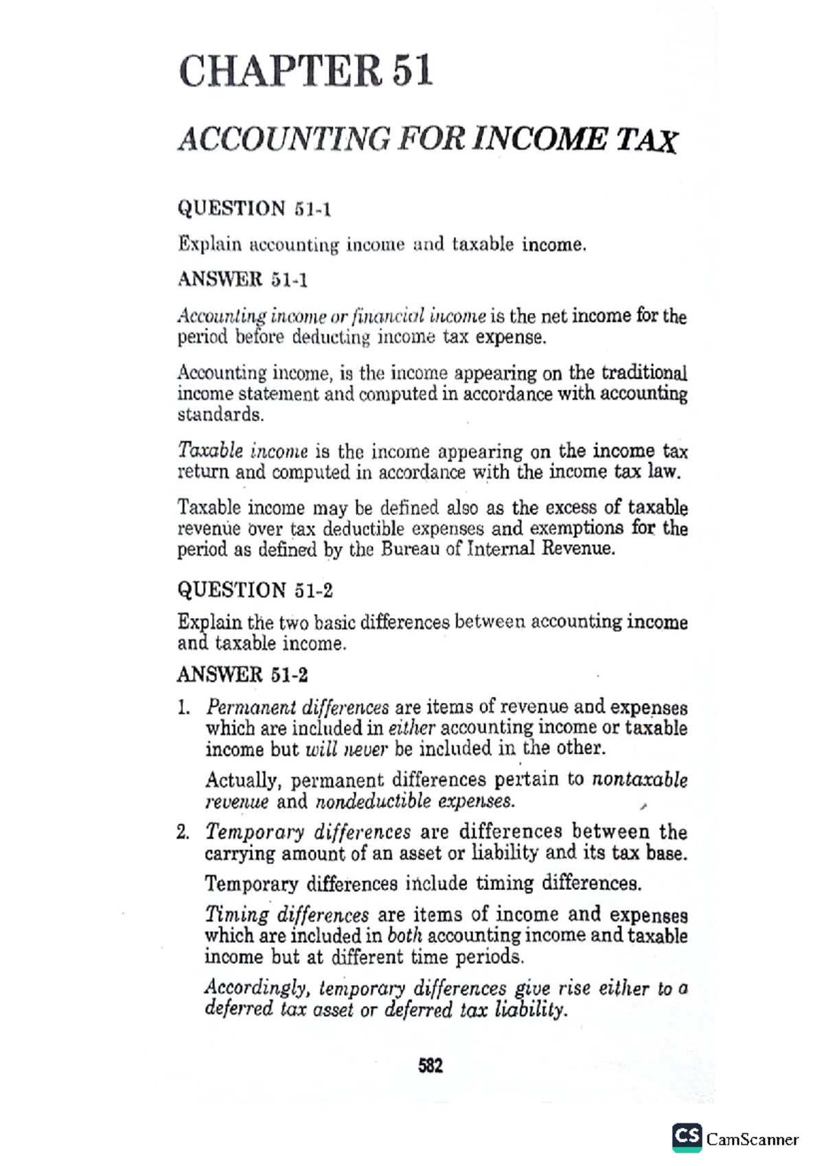 Theories - Accounting for Income Tax - Intermediate Accounting 1 - Studocu
