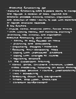 1 - Lecture notes 1-10 - SPED 3720 - Classroom Support - Studocu