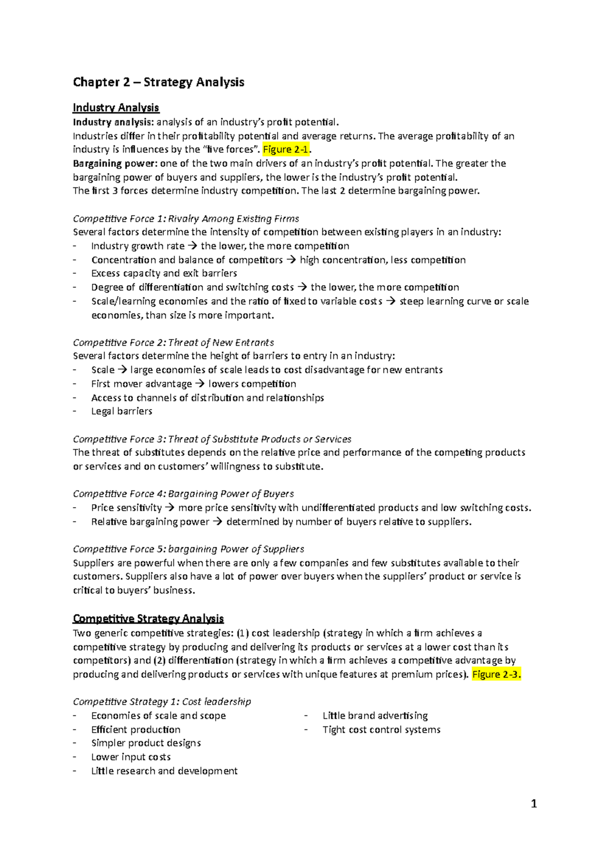 Chapter 2 - ch 2 - Business Analysis and Valuation - Chapter 2 ...