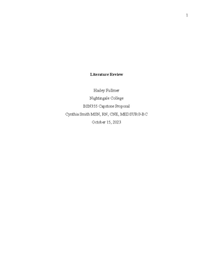 366 Concept Map Assignment 2 - NIGHTINGALE COLLEGE DIRECT-FOCUSED CARE ...