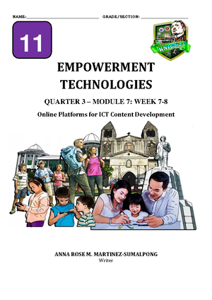 Empower Tech q4 m2 v1 - EMPOWERMENT TECHNOLOGIES QUARTER 4 – MODULE 2 ...