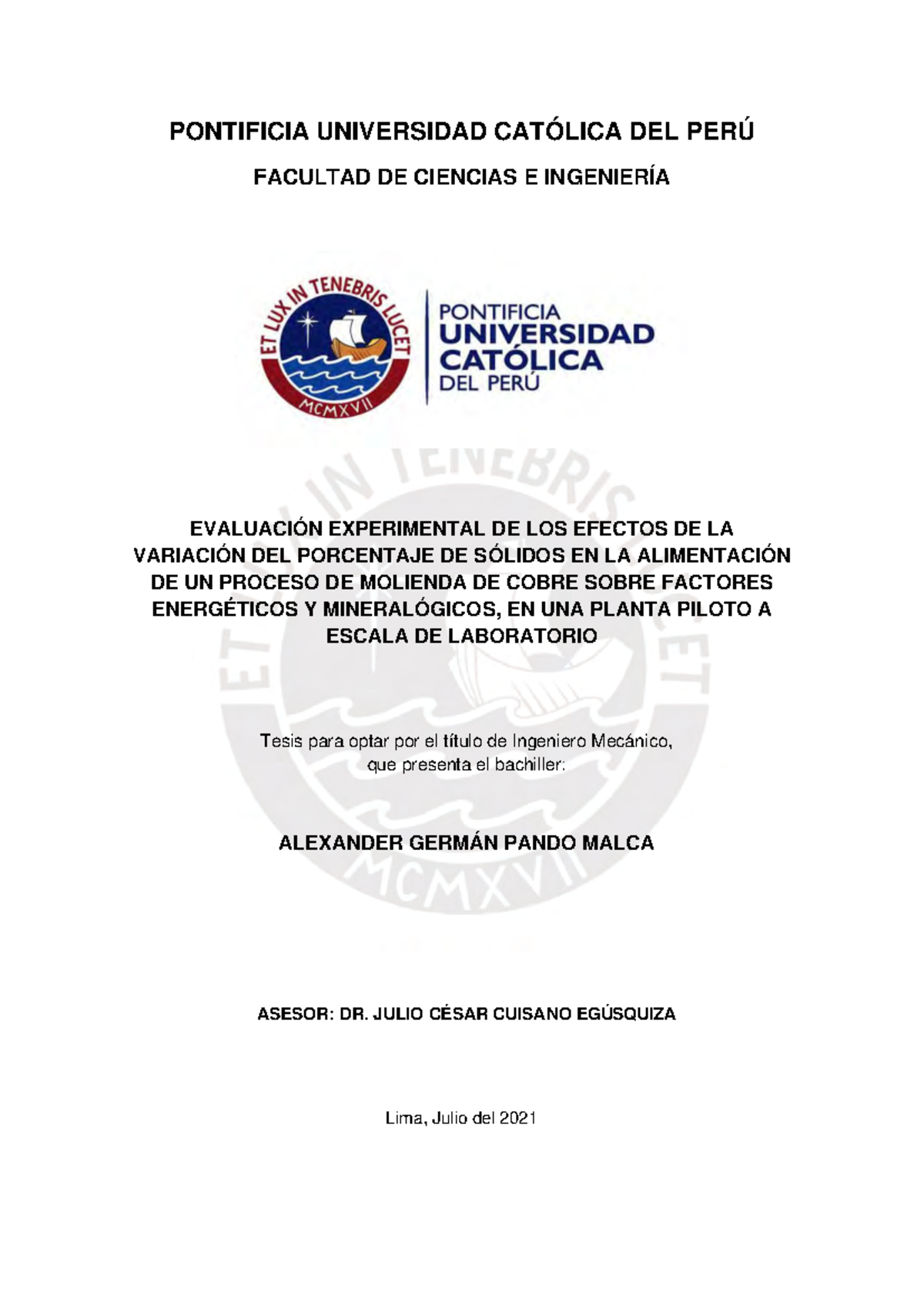 Pando Malca Alexander Evaluacion Experimental Efectos - PONTIFICIA ...