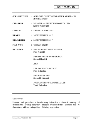 Form-16-Statement-of-claim-UCPR - SUPREME/DISTRICT/MAGISTRATES COURT OF ...