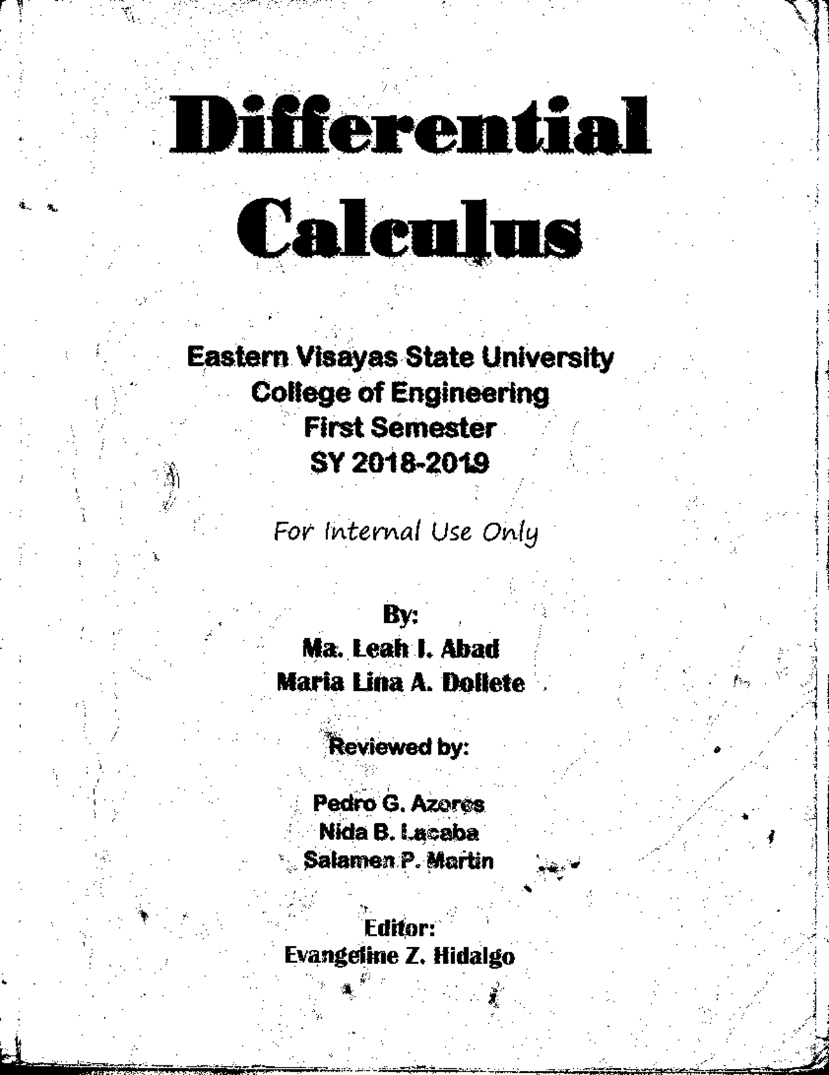 Diff - Assignment - BS Electrical Engineering - Studocu