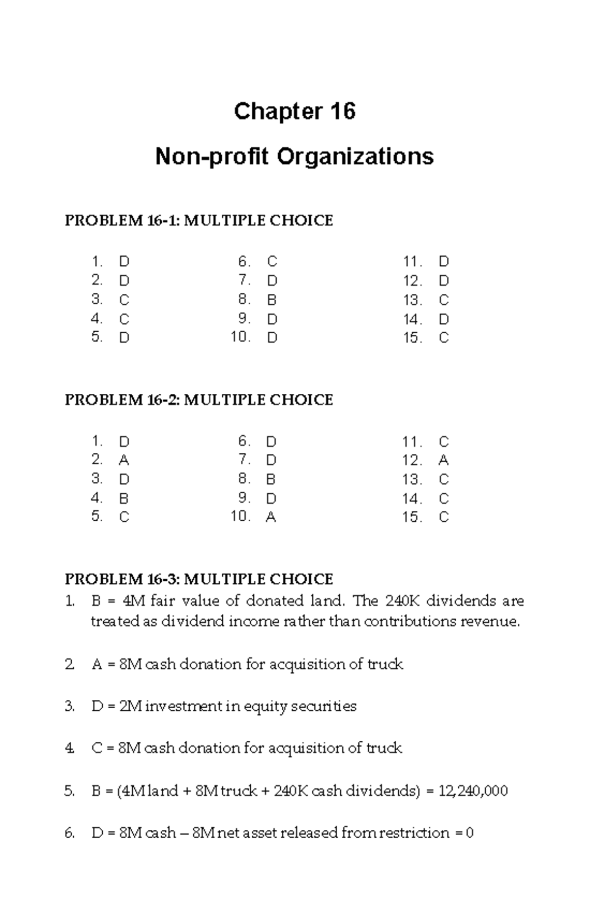 487318125 ASI Chapter 16 NPOs docx - Chapter 16 Non-profit ...