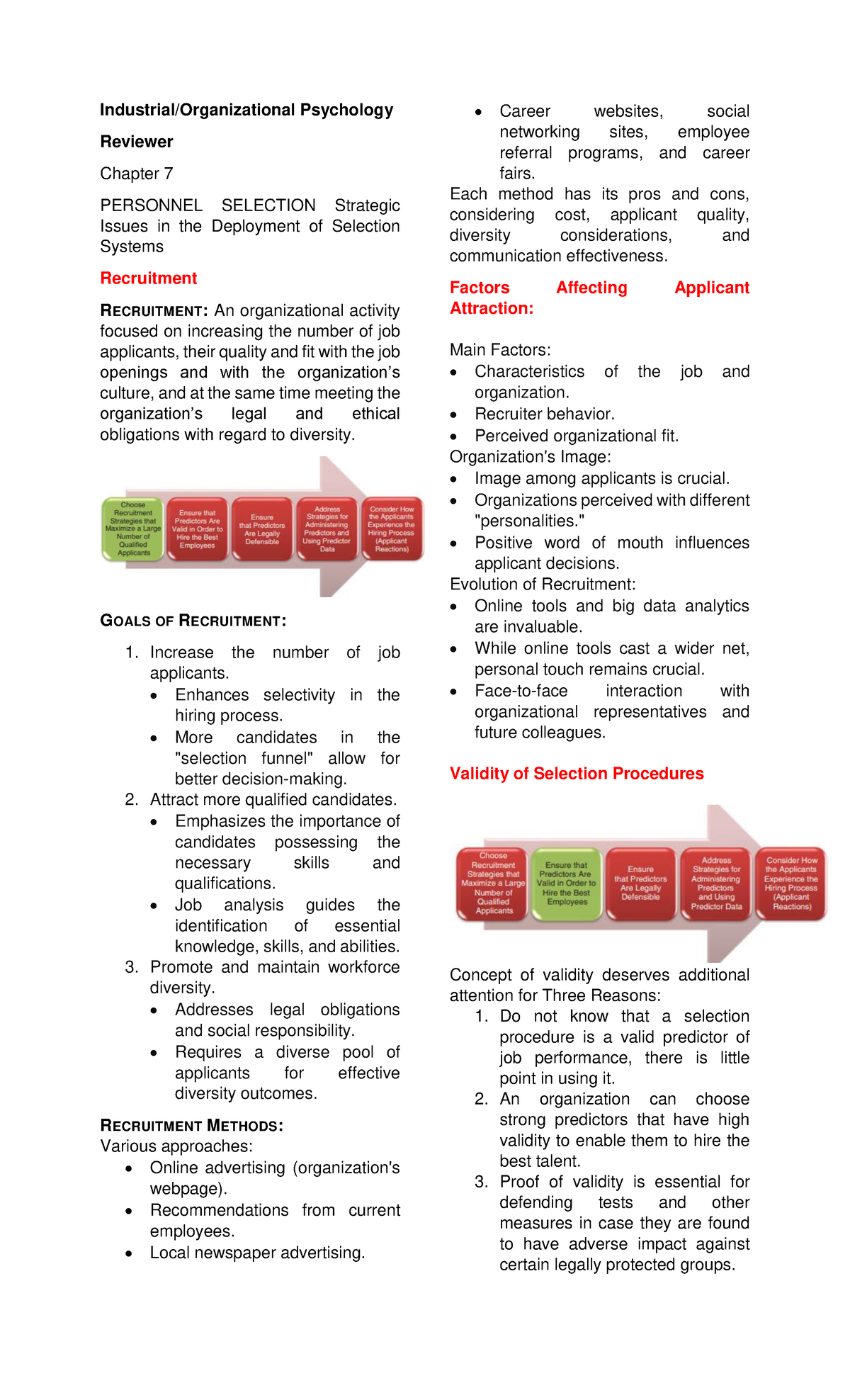 Industrial and org chap7 reviewer - Industrial/Organizational ...